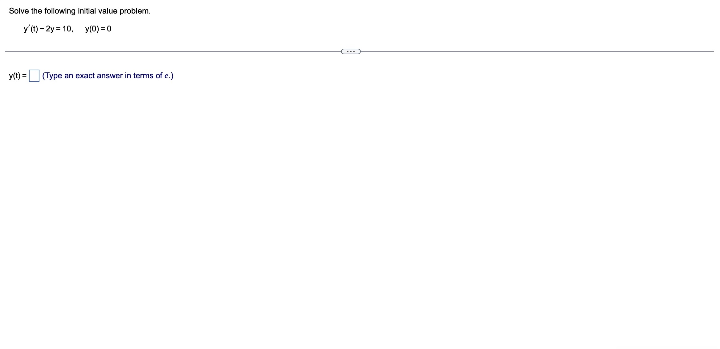 Solved Solve The Following Initial Value 0796