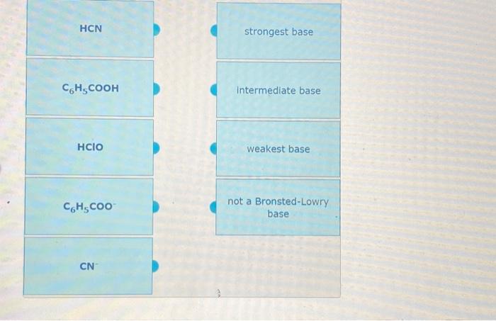 Solved 1) ClO−(aq)+HCN(aq)⇌HClO(aq)+CN−(aq) 2) | Chegg.com