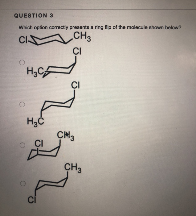 Solved QUESTION 3 Which option correctly presents a ring | Chegg.com