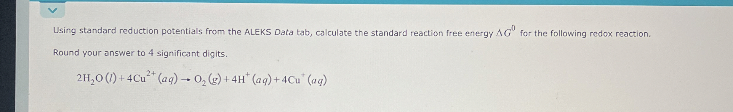 Solved Using standard reduction potentials from the ALEKS | Chegg.com