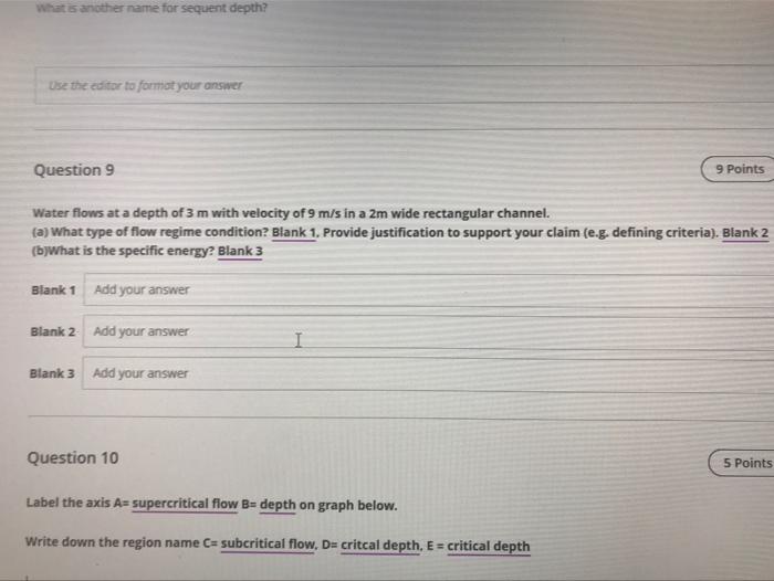 Solved What is another name for sequent depth? Use the | Chegg.com
