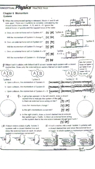 samkeit ONCEPTUA. Physics PRACTICE PAGE Chapter 6 | Chegg.com