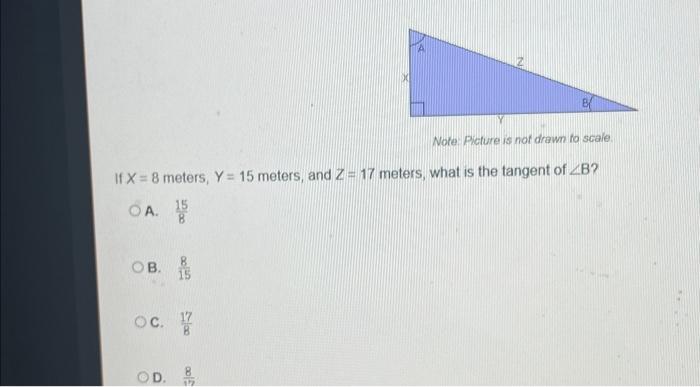 Solved Note: Picture is not drawn to scale. If X=8 meters, | Chegg.com