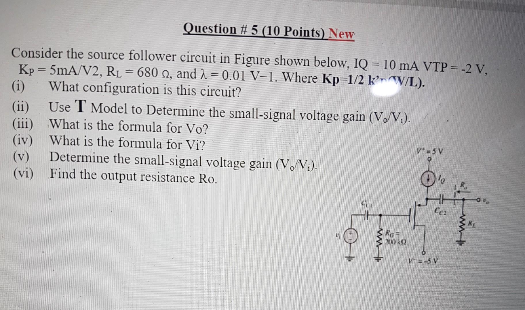 Solved Question # 5 (10 Points) New Consider the source | Chegg.com