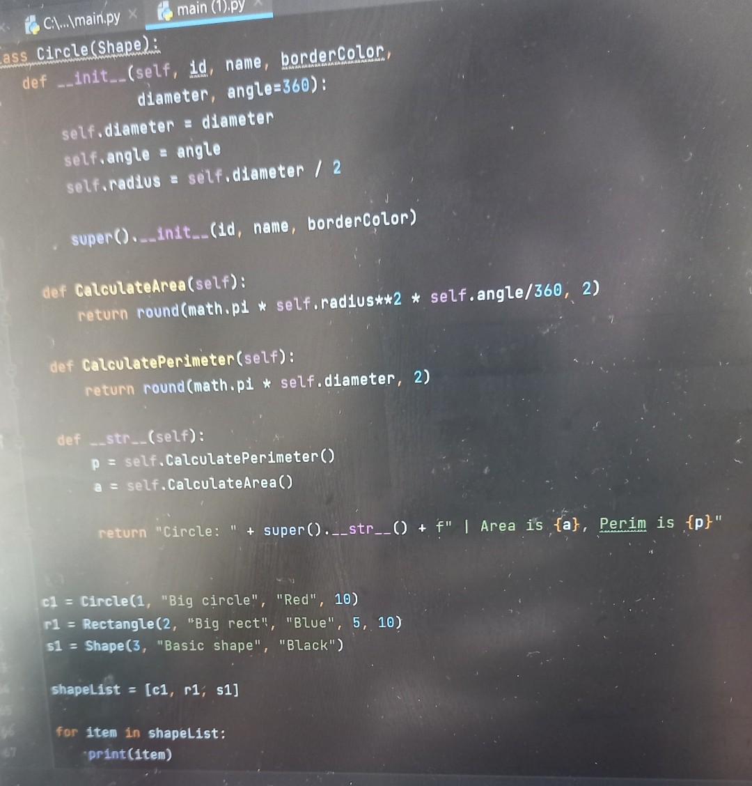 Solved As an enhancement, please implement the Triangle | Chegg.com