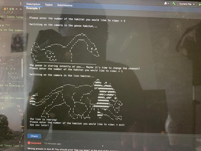 Solved what's wrong with my codesrc Main 18 A v _11_1 looks | Chegg.com