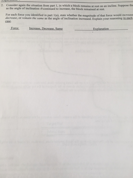 Solved A wooden block is placed on a plane with a variable | Chegg.com