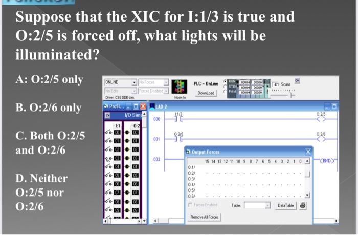 Solved Suppose that the XIC for I:1/3 is true and 0:2/5 is | Chegg.com