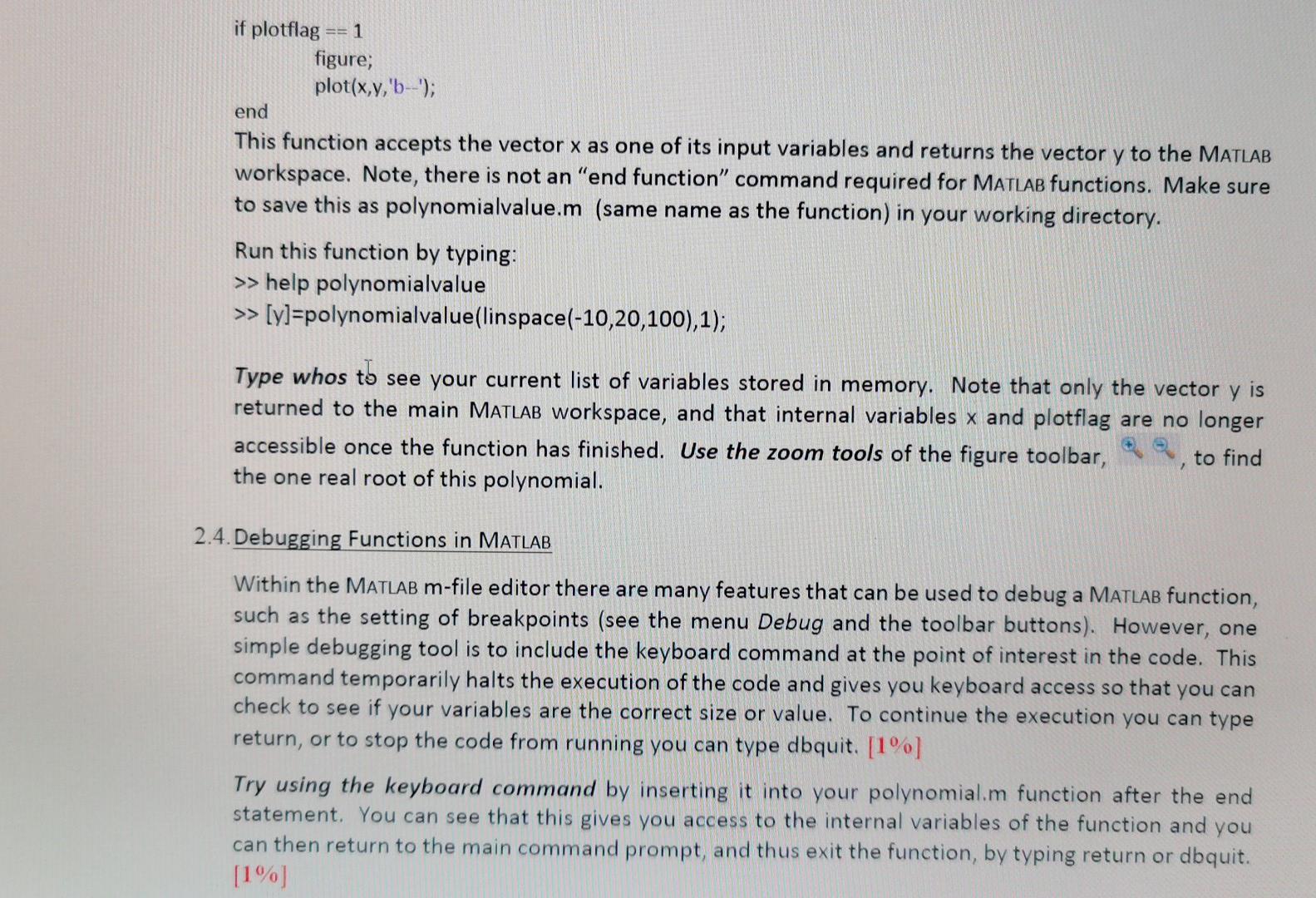 Solved B. Scripts and FunctionsReview-Task #1: Introduction | Chegg.com