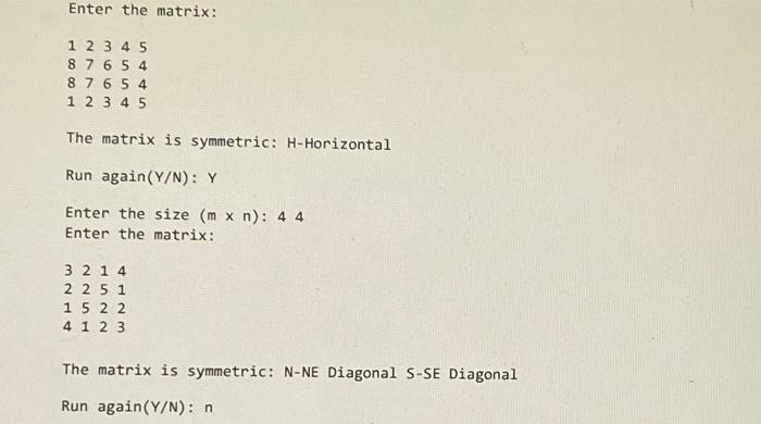 Solved 1. A rectangular matrix of Mrows and N columns can | Chegg.com