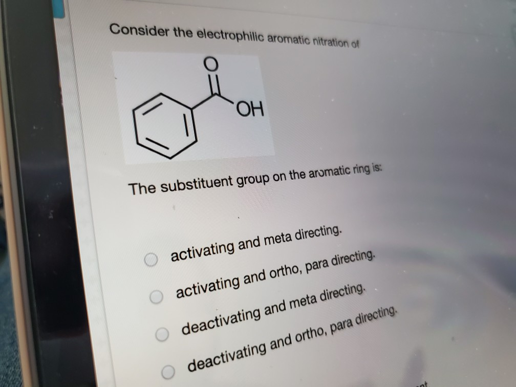 Solved Consider the electrophilic aromatic nitration of OH | Chegg.com
