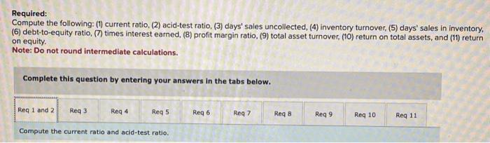Solved Problem 13-4A (Algo) Calculating financial statement | Chegg.com