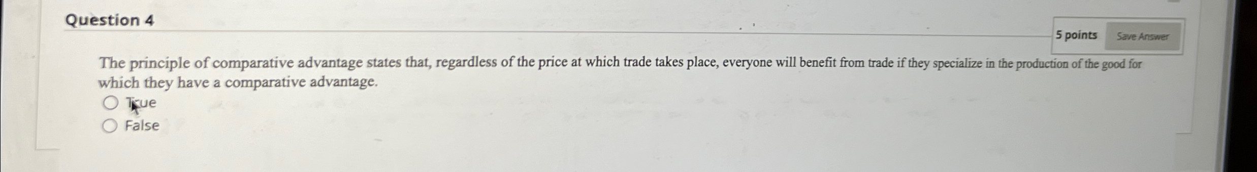 Solved Question 45 ﻿pointsThe principle of comparative | Chegg.com