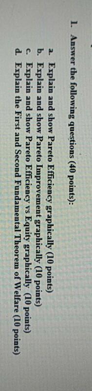 Solved Can you draw a seperate graph for each option ? Can | Chegg.com