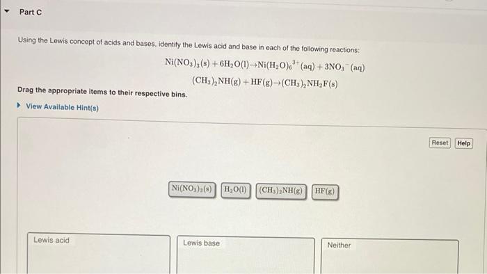 Solved Using the Arrhenius concept of acids and bases, | Chegg.com
