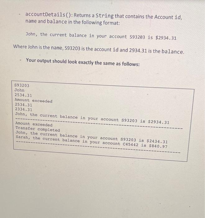 Solved Given the UML diagram above, create a java class | Chegg.com