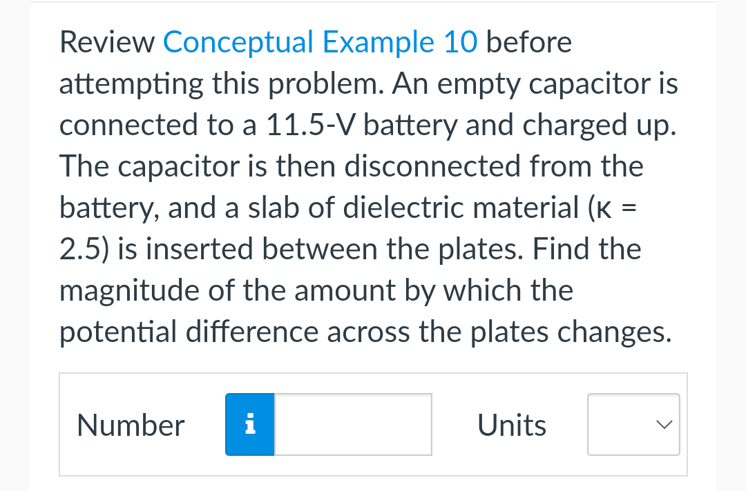 Solved Review Conceptual Example 10 before attempting this | Chegg.com