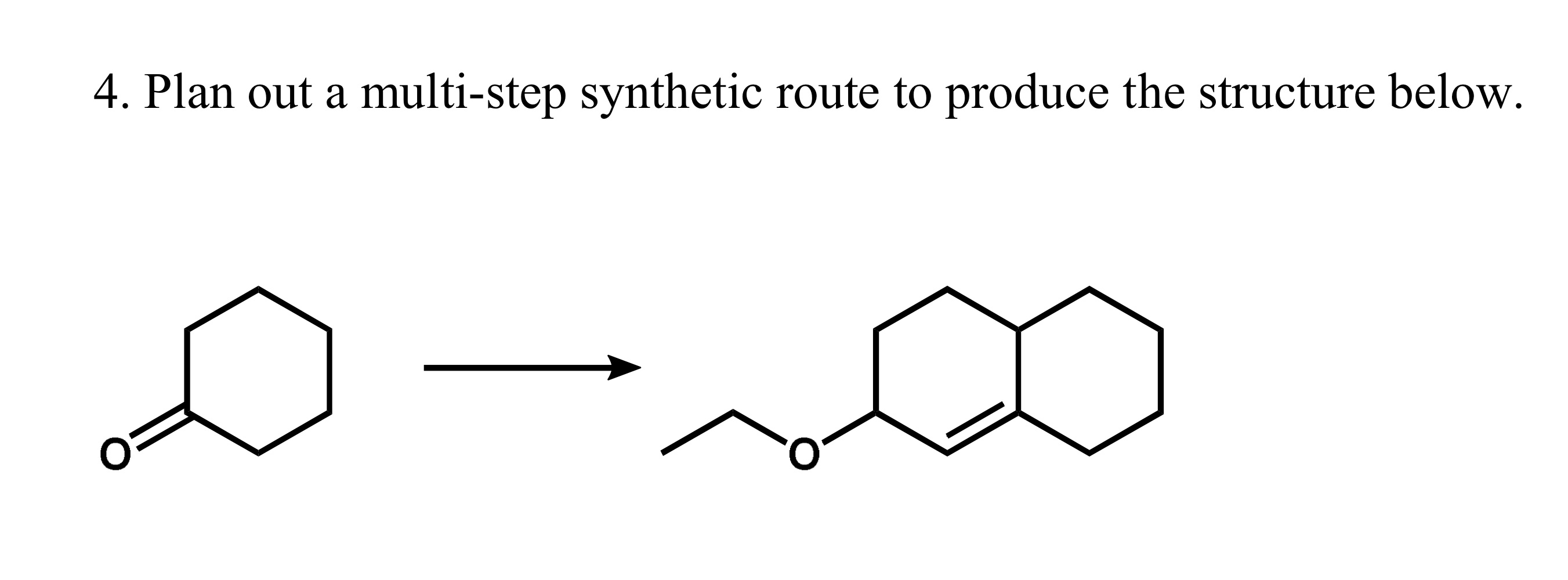 Solved Plan out a multi-step synthetic route to produce the | Chegg.com