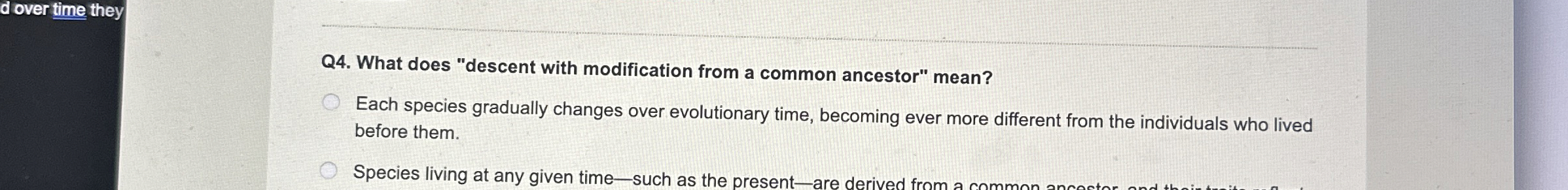 Solved dover time theyQ4. ﻿What does "descent with | Chegg.com