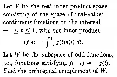 Solved Let V be the real inner product space consisting of | Chegg.com