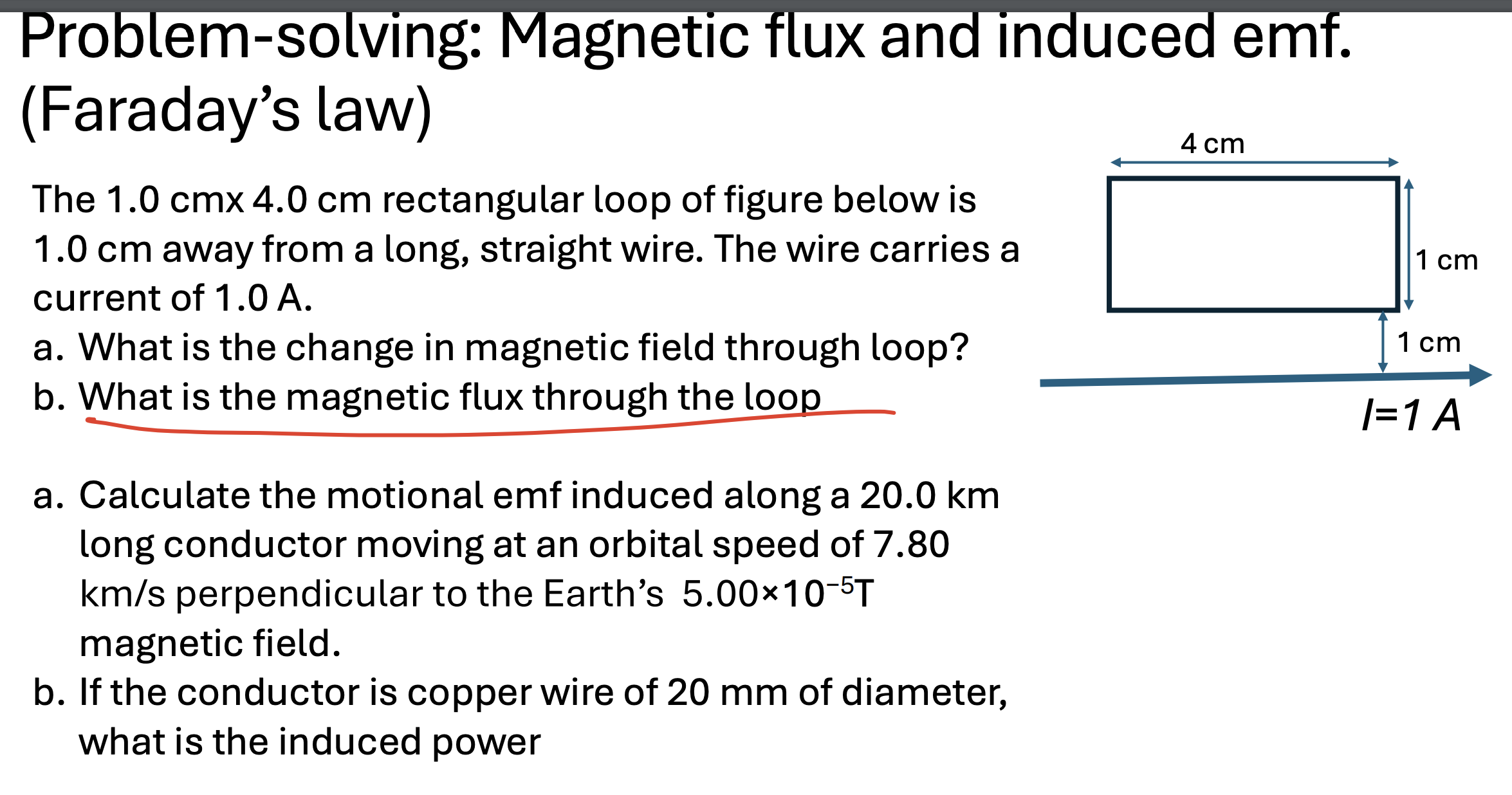 Solved Problem-solving: Magnetic flux and induced | Chegg.com