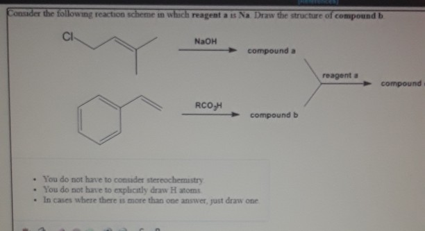 Solved Consider the following reaction scheme in which | Chegg.com