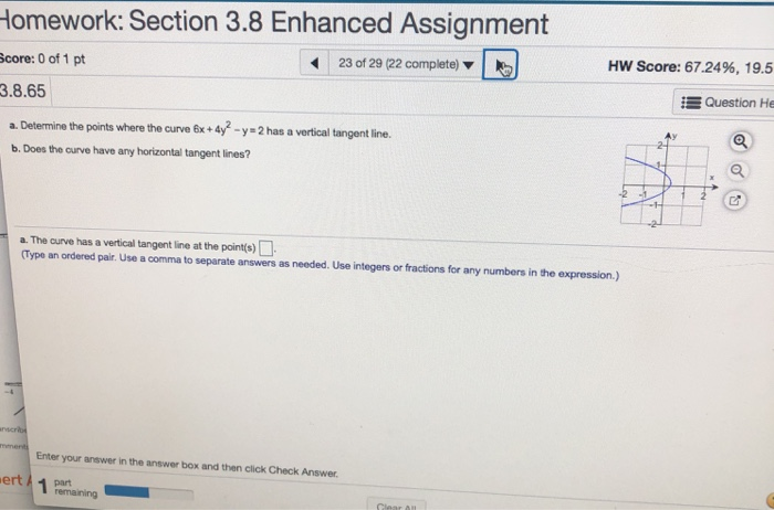 Solved Homework Section 3 8 Enhanced Assignment Hw Score