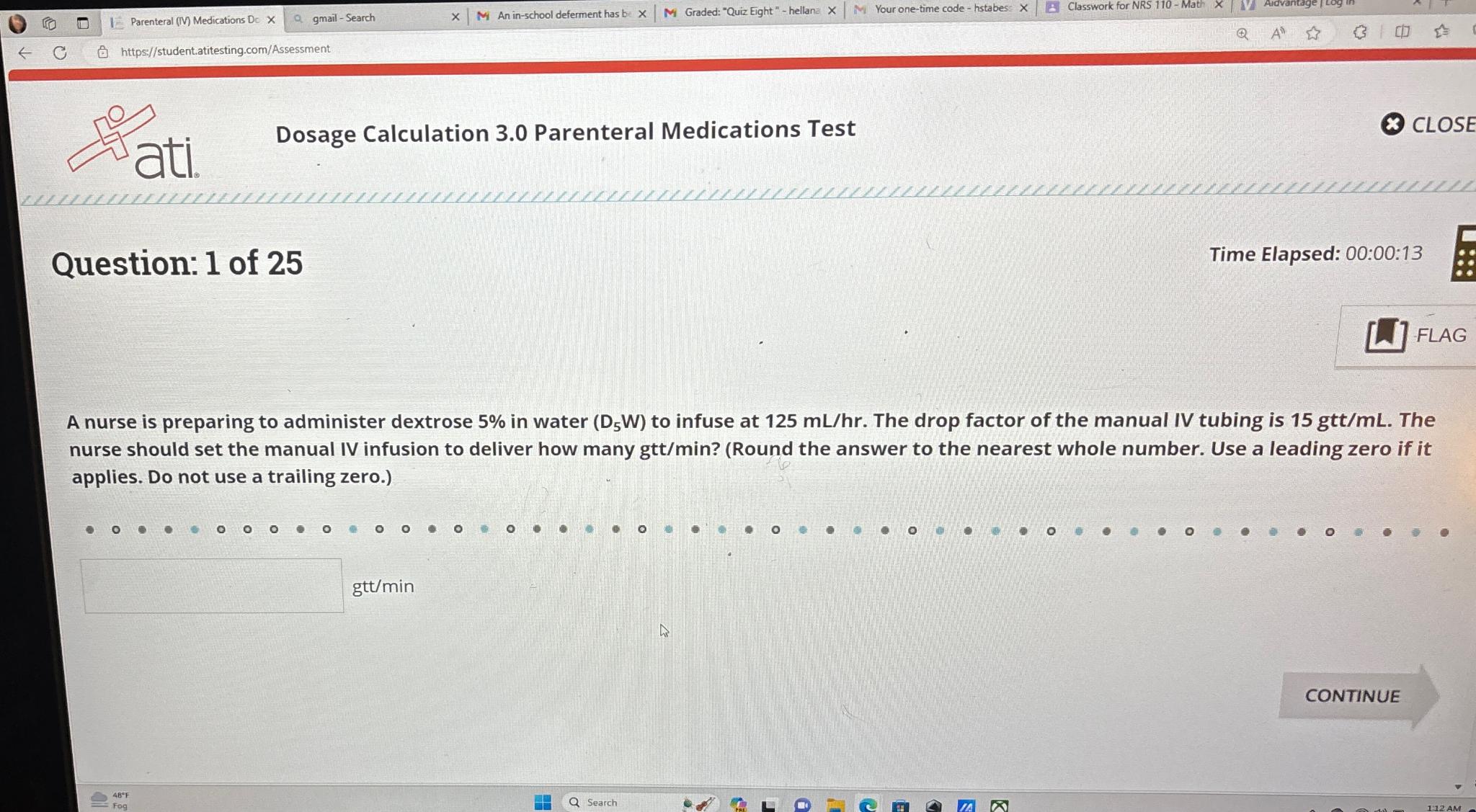 Solved Dosage Calculation 3.0 ﻿Parenteral Medications | Chegg.com