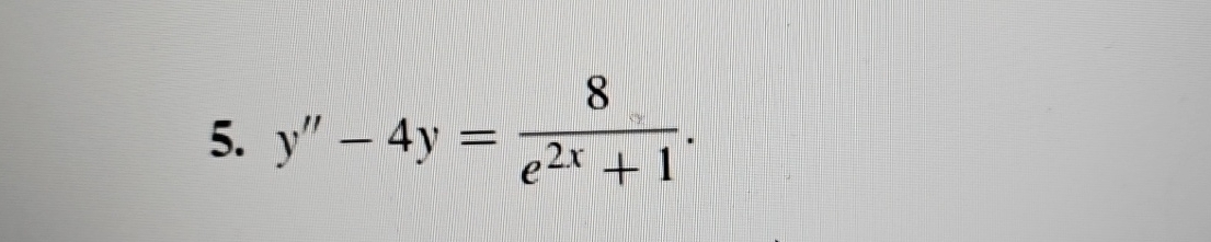 Solved find general solution using variation of parameters | Chegg.com