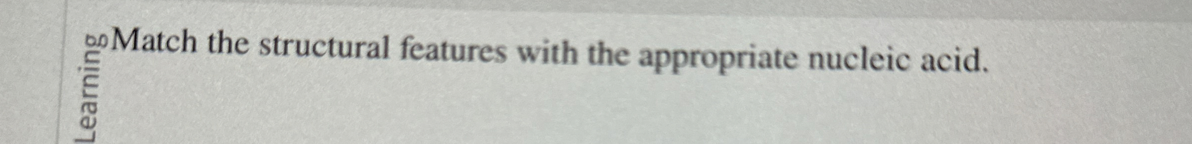 Solved ° ﻿Match the structural features with the appropriate | Chegg.com