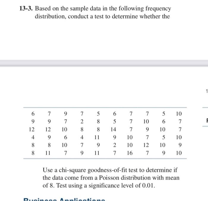 Solved 13-3. Based on the sample data in the following | Chegg.com