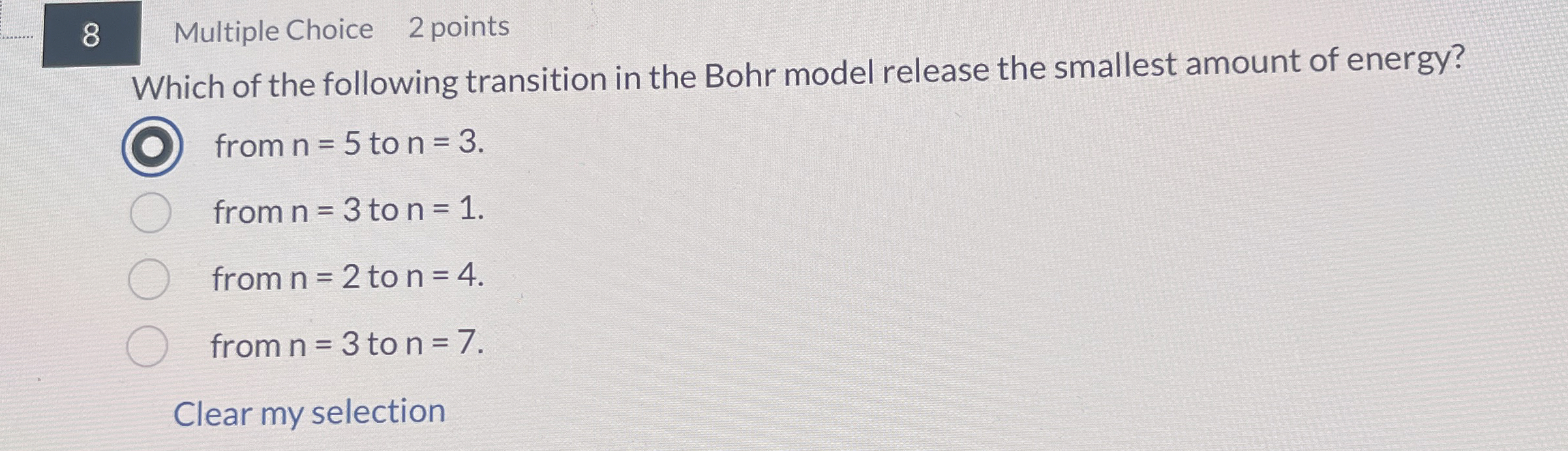 High Quality SOLUTION 8Multiple Choice2 ﻿pointsWhich of the following | Chegg.com