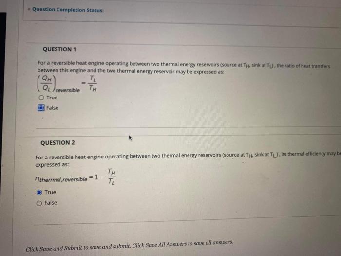Solved Question Completion Status: QUESTION 1 For a | Chegg.com