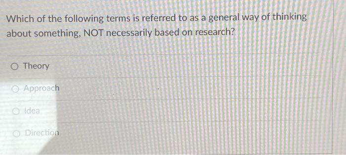 Solved Which of the following terms is referred to as a | Chegg.com