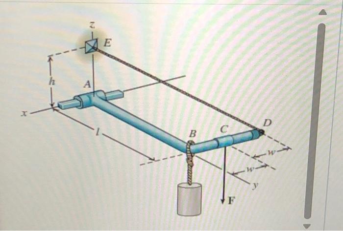 Solved The J-shaped member shown in the figure(Figure 1) is | Chegg.com