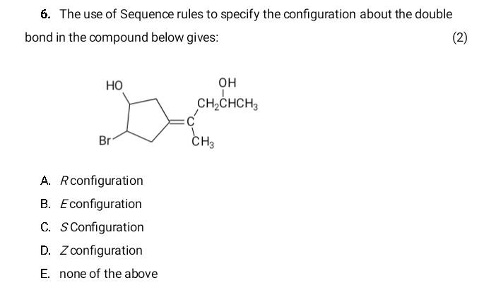 Solved 6. The use of Sequence rules to specify the | Chegg.com