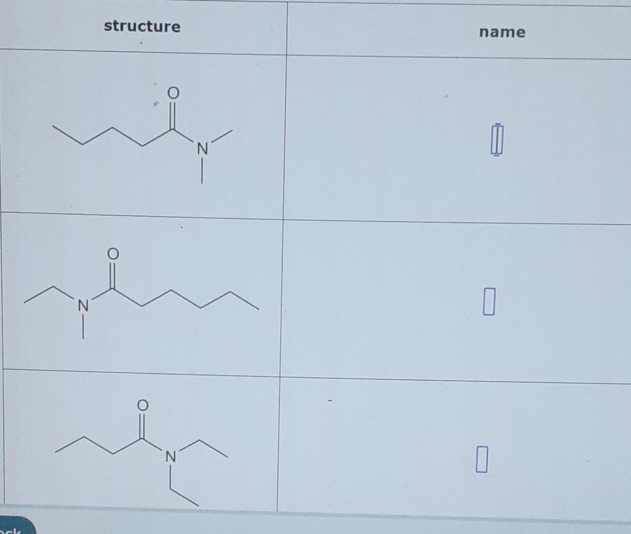 Solved structure name | Chegg.com
