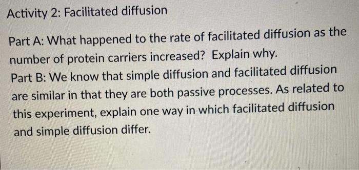 Solved Activity 1: Simulating Dialysis. Part A: Of those you | Chegg.com