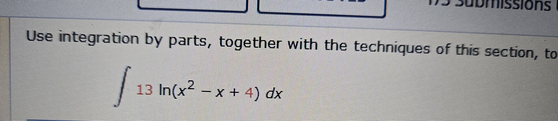 Solved Use integration by parts, together with the | Chegg.com