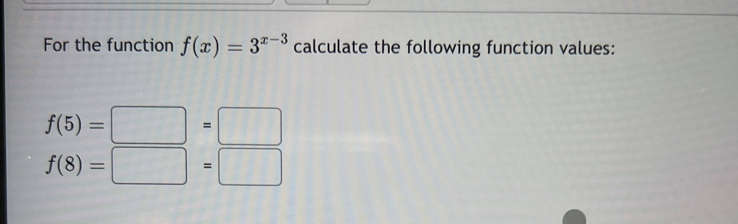 Solved For the function f(x)=3x-3 ﻿calculate the following | Chegg.com