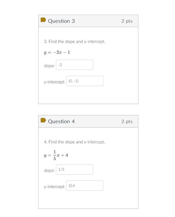 Solved 13. Write the slope-intercept form of the equation of | Chegg.com