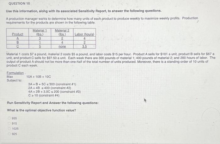 Solved Use this information, along with its associated | Chegg.com