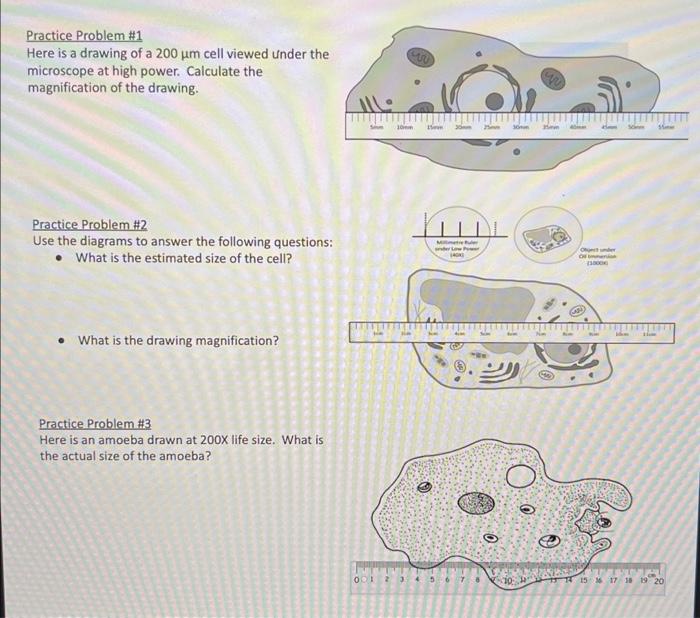 Solved Practice Problem \#1 Here is a drawing of a 200μm | Chegg.com