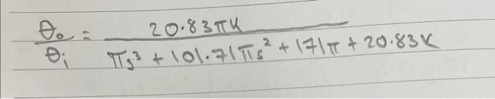Solved Routh- hurwitz criterion for this equation. Find the | Chegg.com