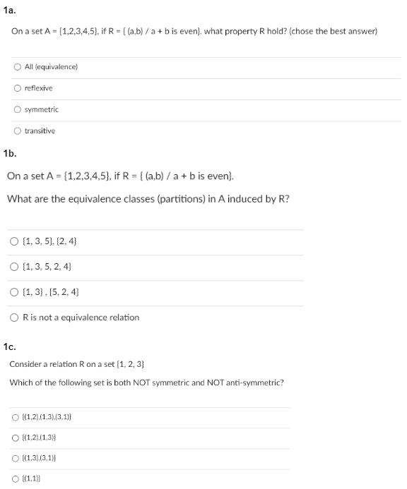 Solved in relation to discrete math. thank you | Chegg.com