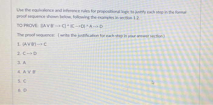 Solved Use the equivalence and inference rules for | Chegg.com