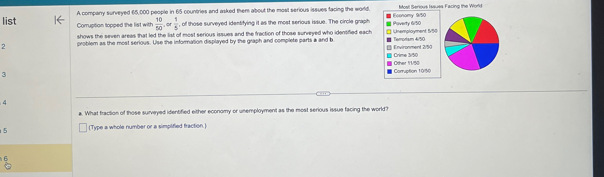 Solved listA company surveyed 65,000 ﻿people in 65 | Chegg.com