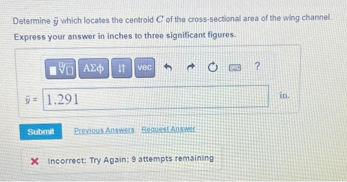 Solved Consider the wing channel in (Figure 1) with h=2.8 | Chegg.com