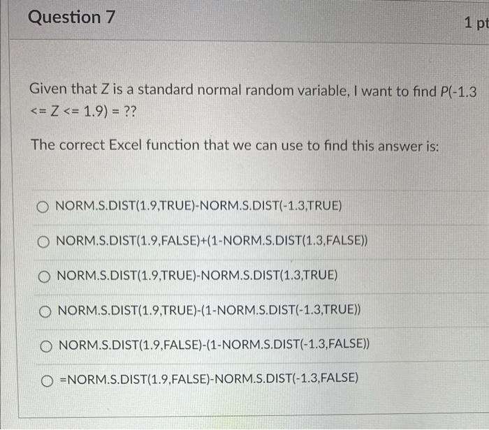 Solved Given that Z is a standard normal random variable, I | Chegg.com