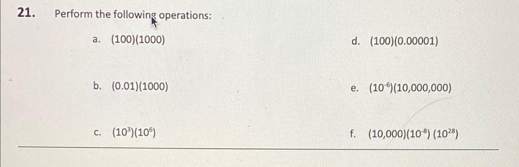 Solved Perform the following | Chegg.com